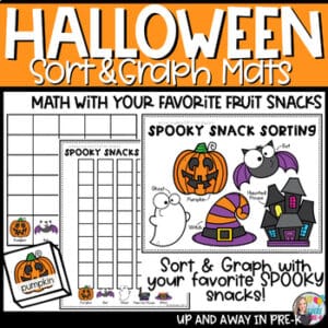 Food Sorting Activities - Halloween Fruit Snack Sort and Graph ...