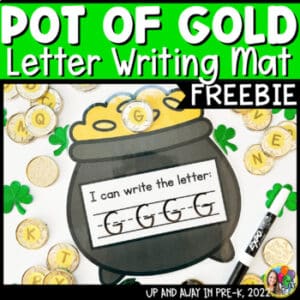Pot of Gold - Letter Writing Center FREEBIE - Up & Away in Pre-K