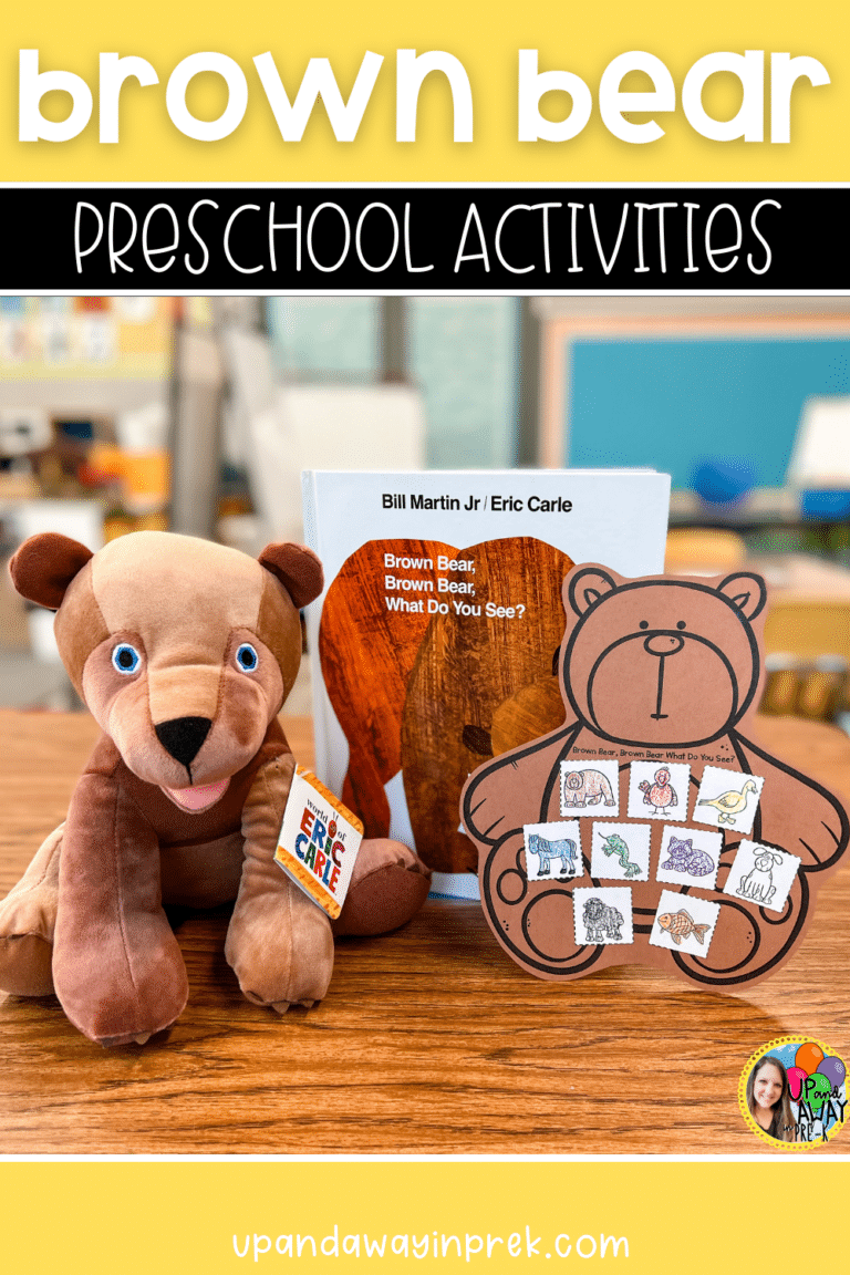 11 BEST Brown Bear, Brown Bear Preschool Activities - Up & Away in Pre-K
