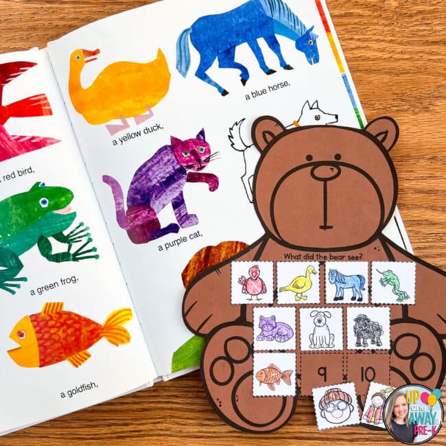 11 BEST Brown Bear, Brown Bear Preschool Activities - Up & Away in Pre-K